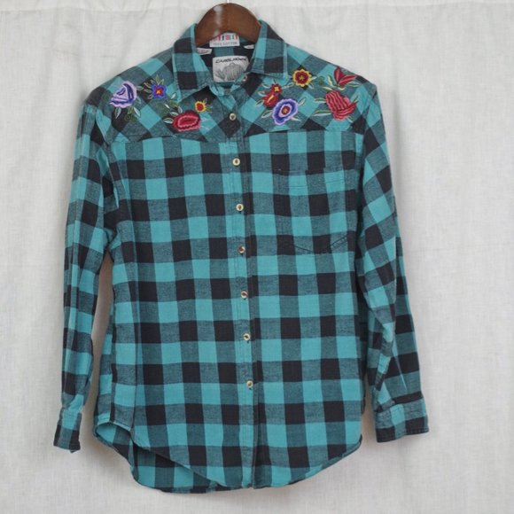 Carol Horn | Tops | Vintage Embroidered 0 Cotton Floral Embroidered ...